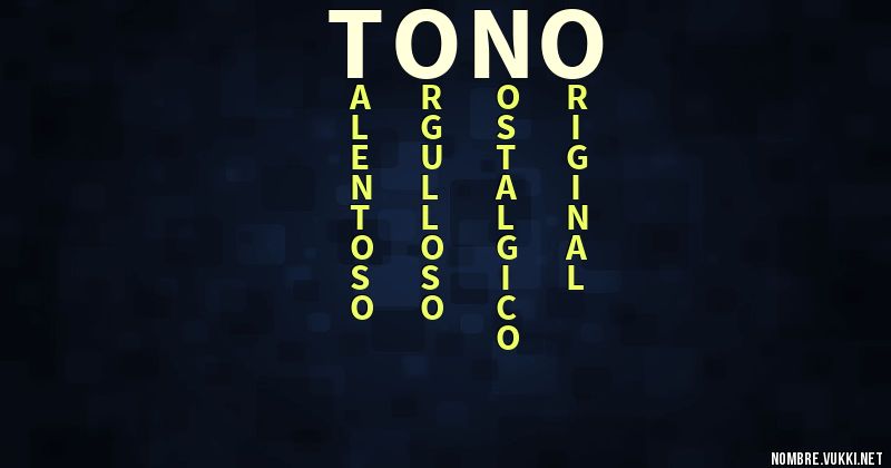 Qué significa tono
