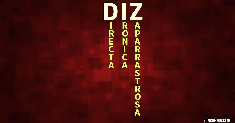 Qué significa diz