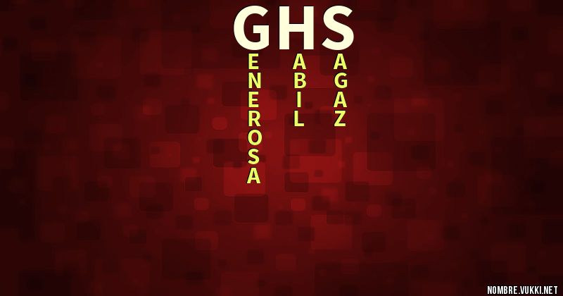 Qué significa gh1s