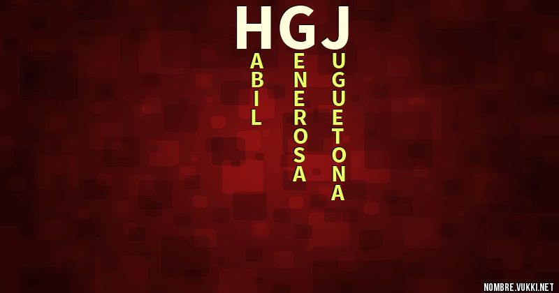Qué significa hg,j