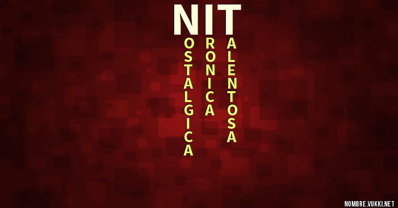 Qué significa nit