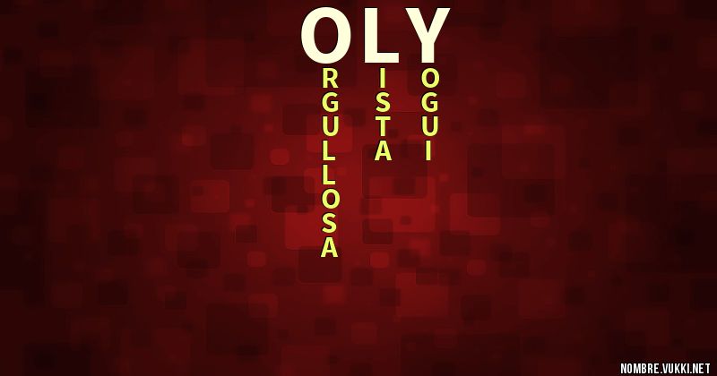 Qué significa oly
