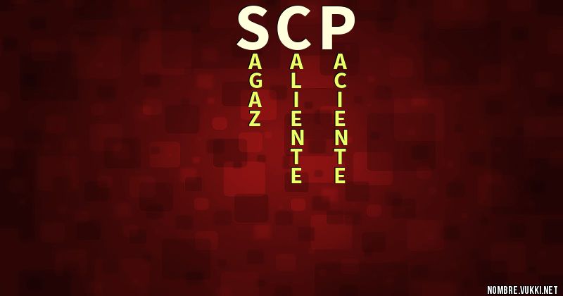 Qué significa scp