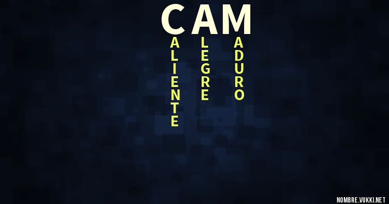Qué significa cam