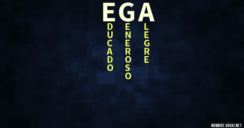 Qué significa ega