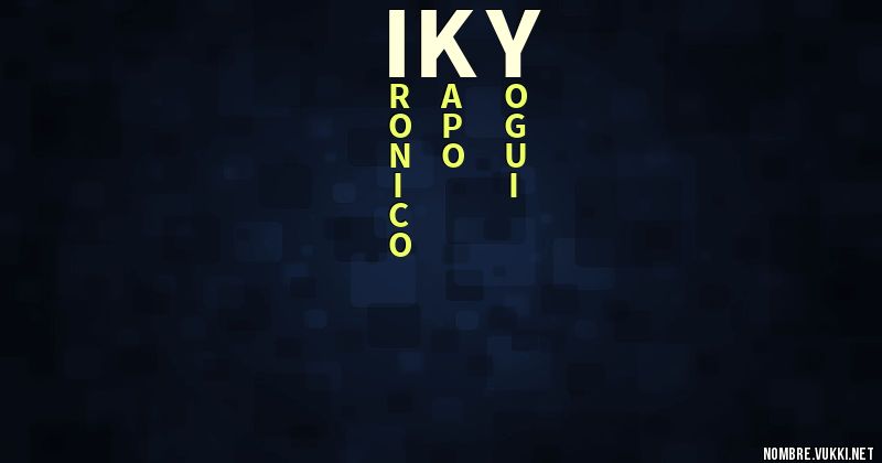 Qué significa iky