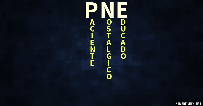 Qué significa pne