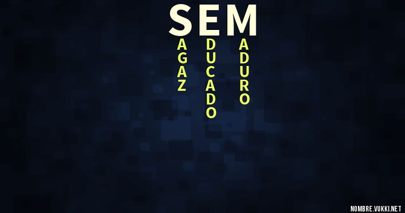 Qué significa sem