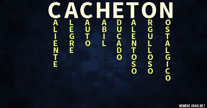 Qué significa cacheton
