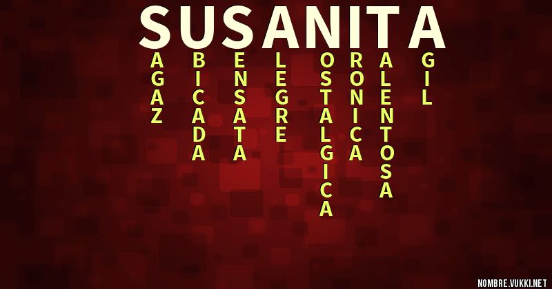 Qué significa susanita