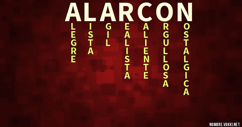 Qué significa alarcon