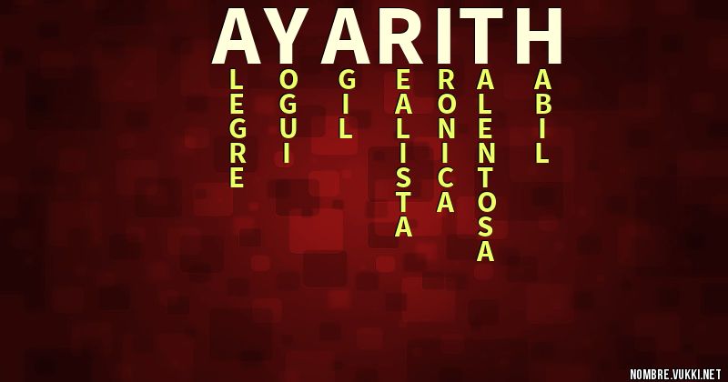 Qué significa ayarith