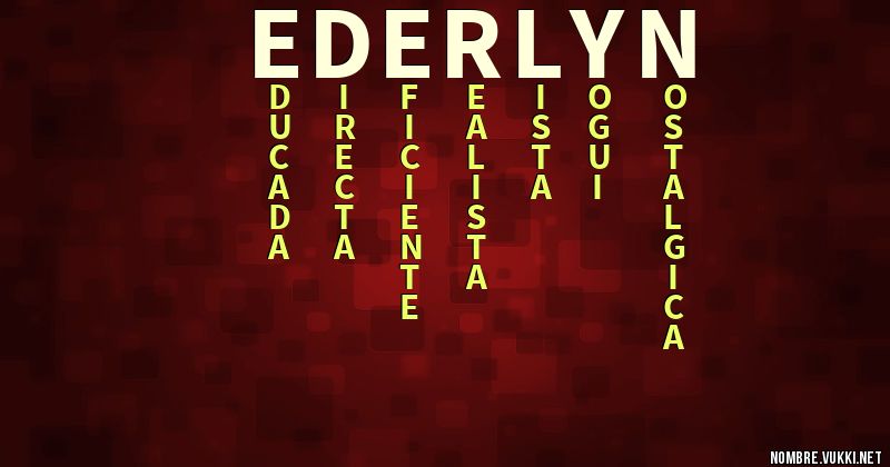 Qué significa ederlyn