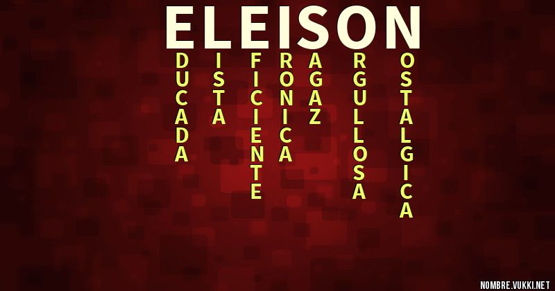Qué significa eleison