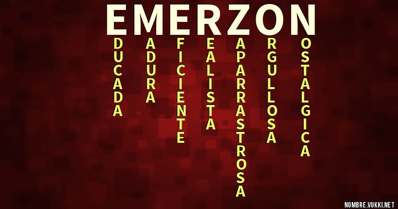 Qué significa emerzon