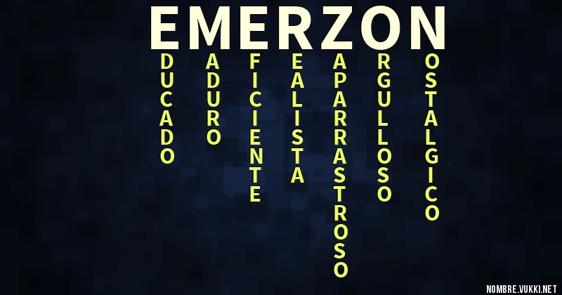 Qué significa emerzon