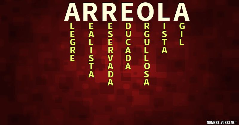 Qué significa arreola