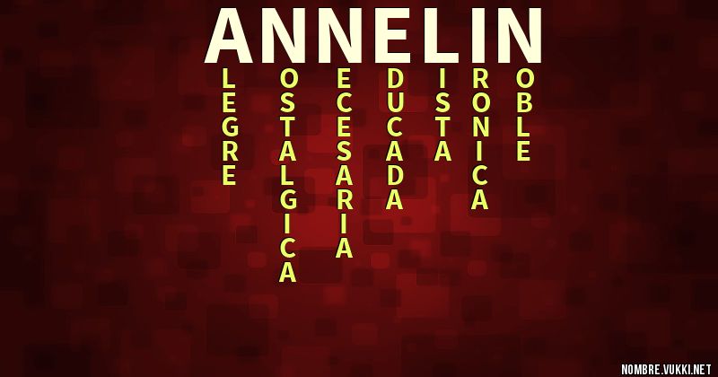 Qué significa annelin