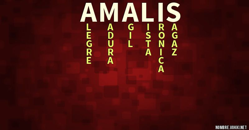 Qué significa amalis