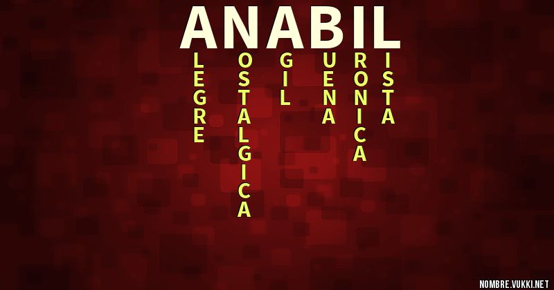 Qué significa anabil