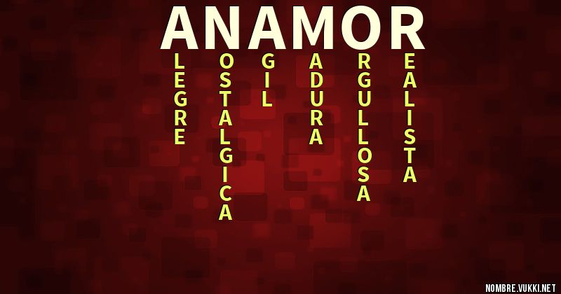 Qué significa anamor