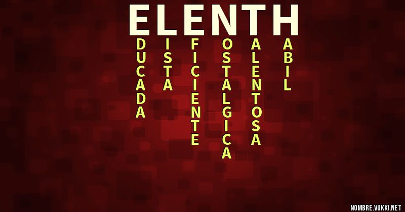 Qué significa elenth