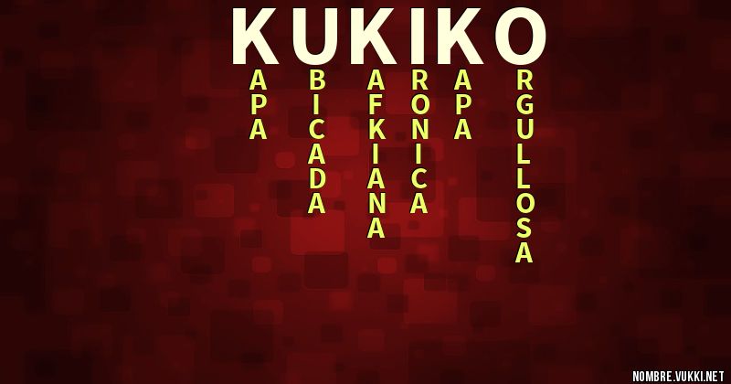 Qué significa kukiko