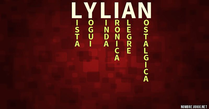 Qué significa lylian