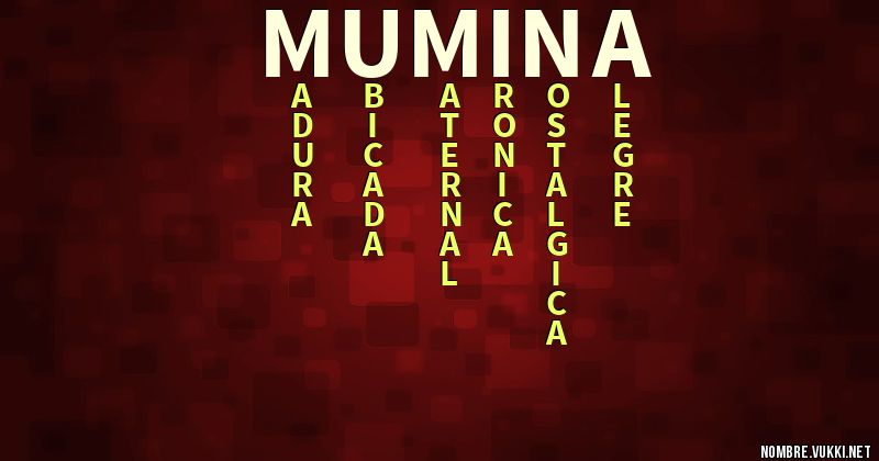 Qué significa mumina