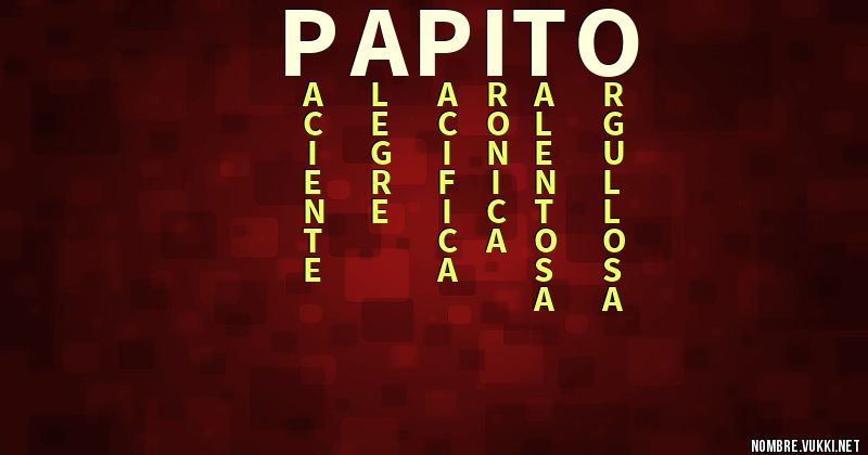 Qué significa papito