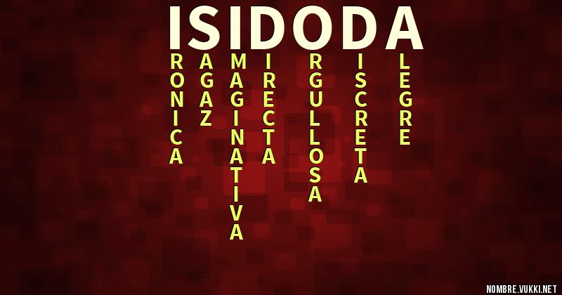 Qué significa isidoda