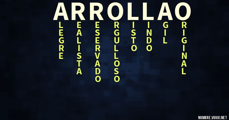Qué significa arrollao