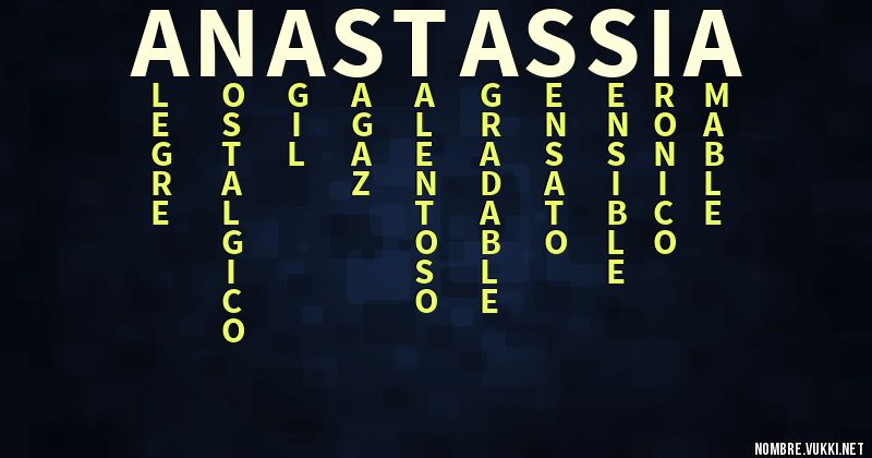 Qué significa anastassia