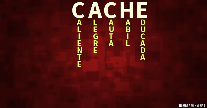 Qué significa cache