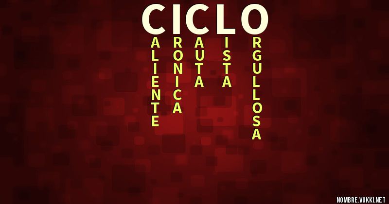 Qué significa ciclo