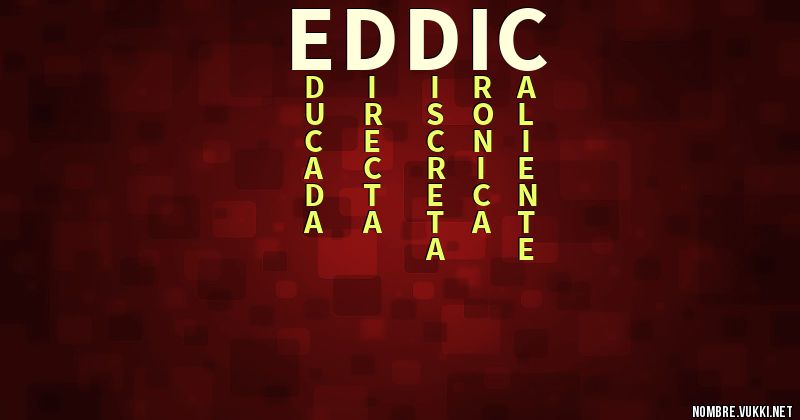 Qué significa eddic