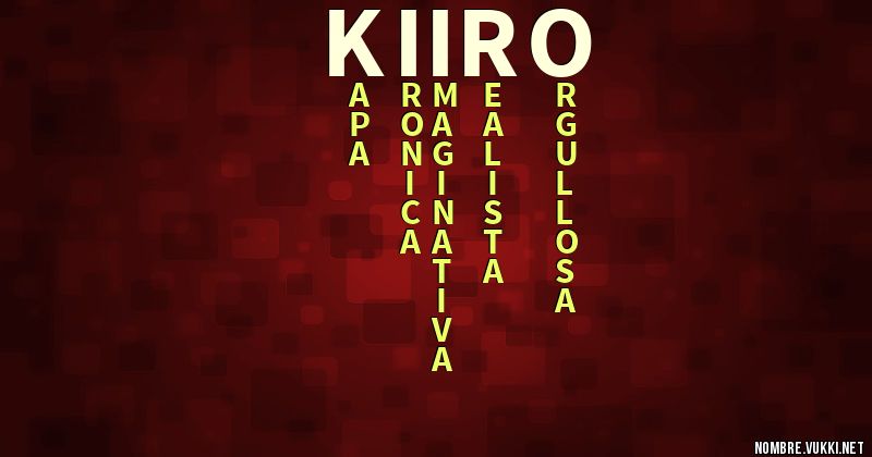 Qué significa kiiro