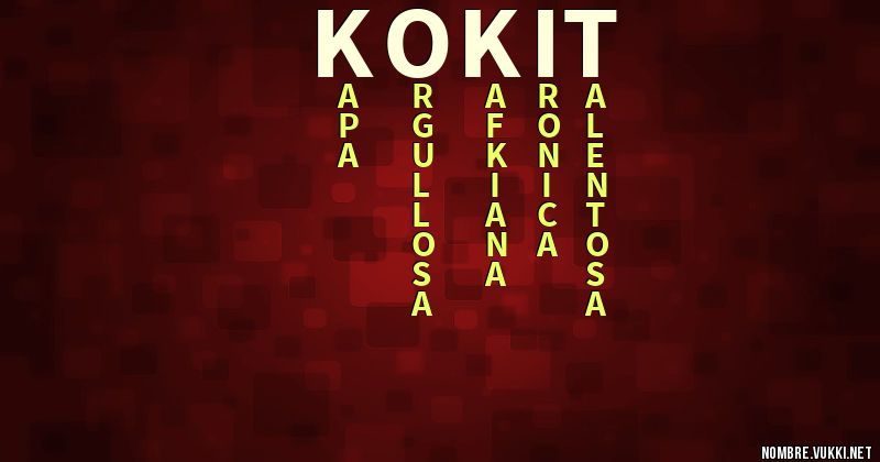 Qué significa kokit