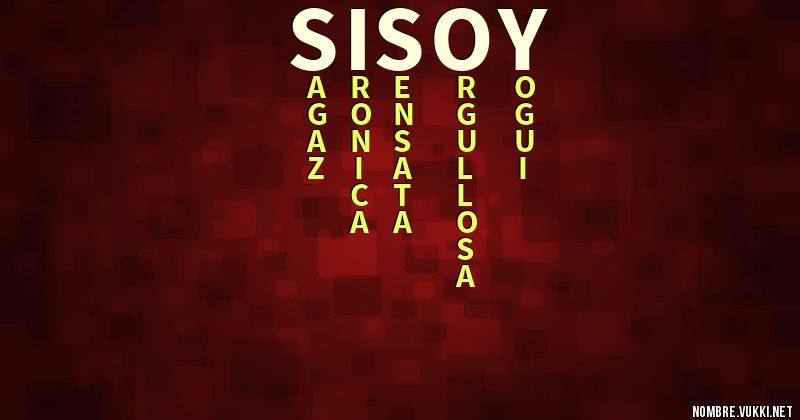 Qué significa sisoy
