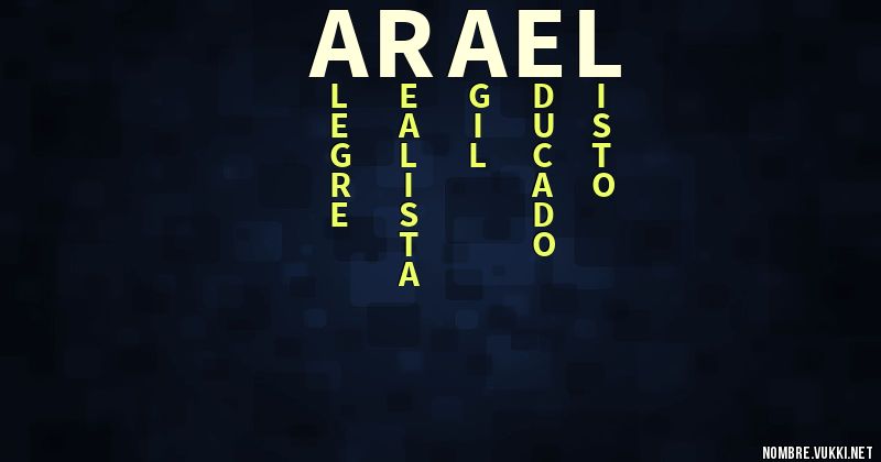 Qué significa arael