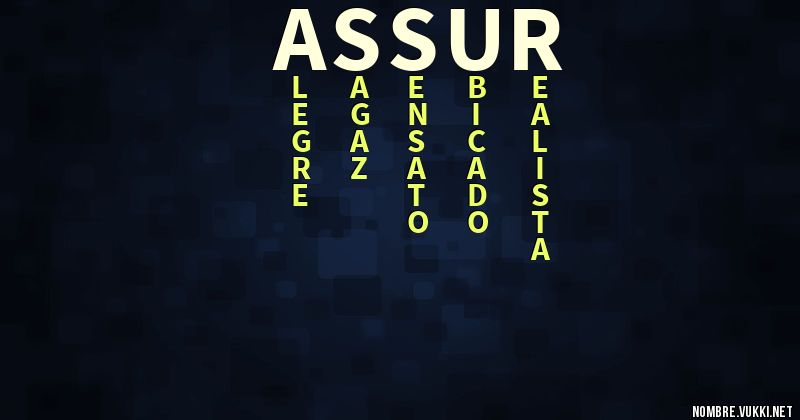 Qué significa assur