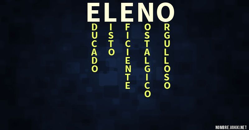 Qué significa eleno