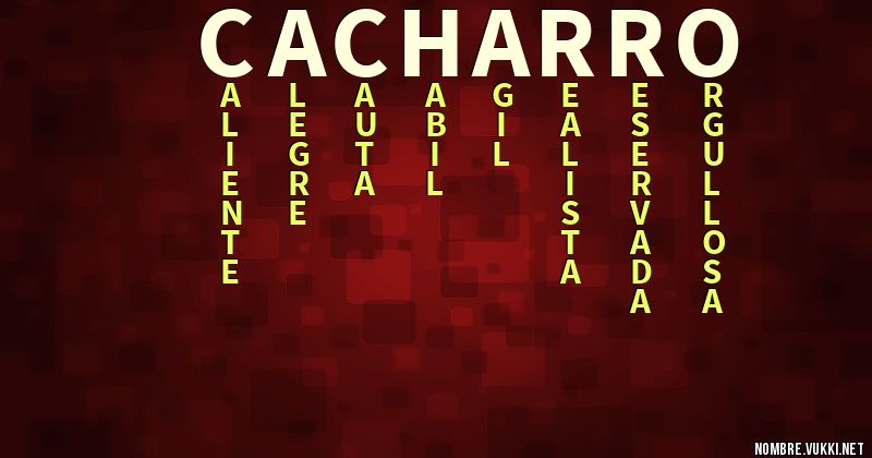 Qué significa cacharro