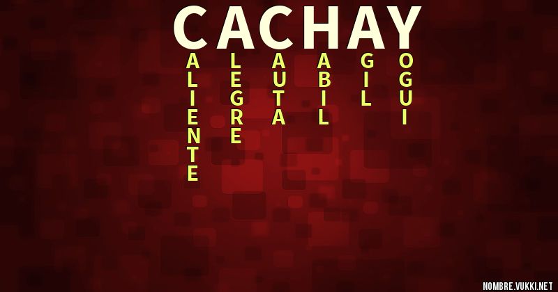 Qué significa cachay