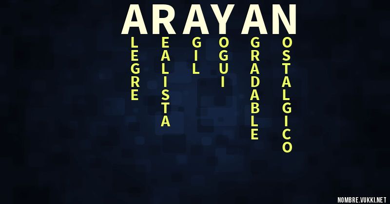 Qué significa arayan