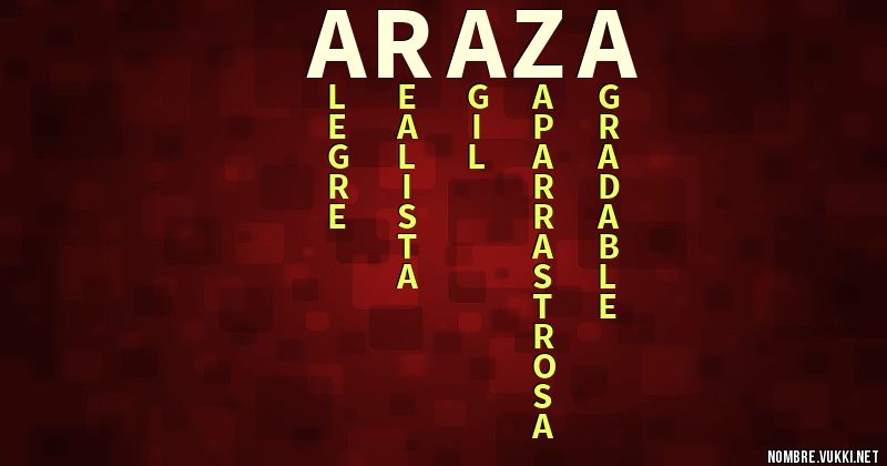 Qué significa araza