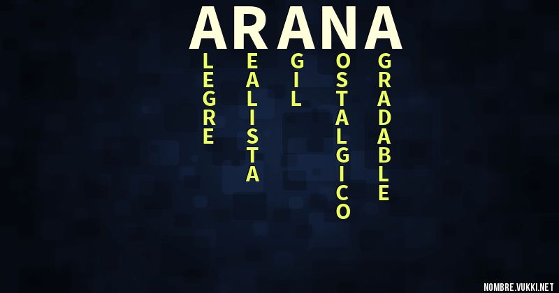 Qué significa arana