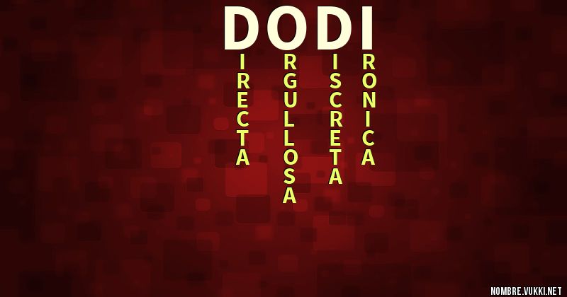 Qué significa dodi