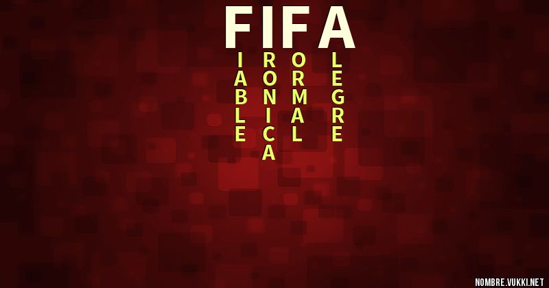 Qué significa fifa