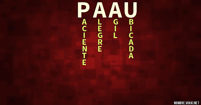 Qué significa paau
